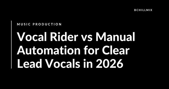 Vocal Rider vs Manual Automation for Lead Vocals