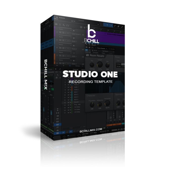 Studio One Recording Template – Stock Plugins Only